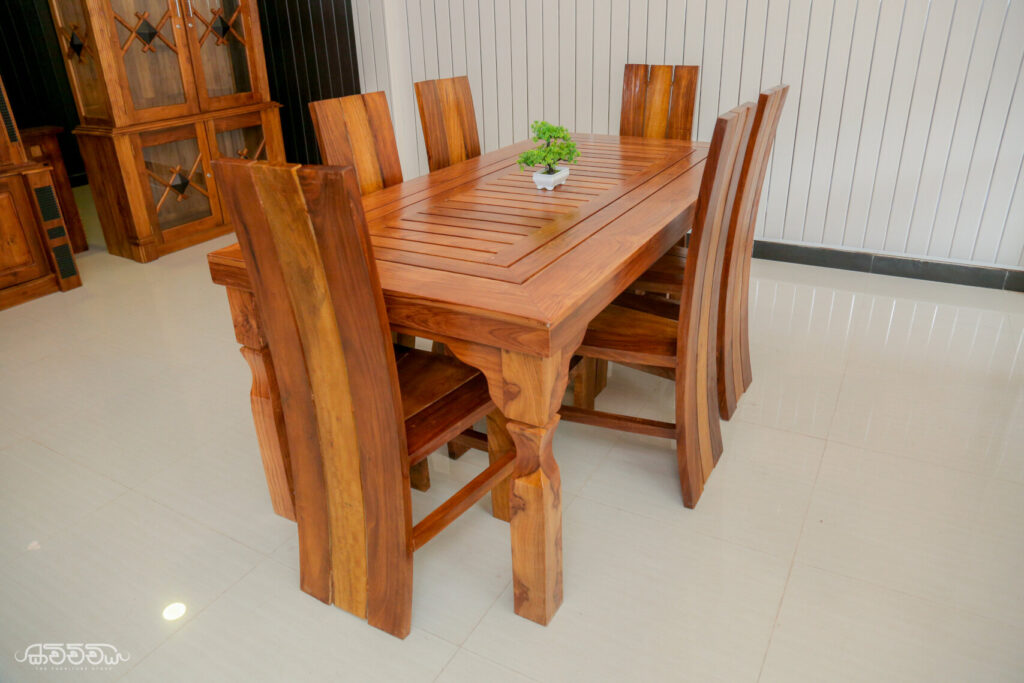 Teak Vista Dining Table - Kavichchiya